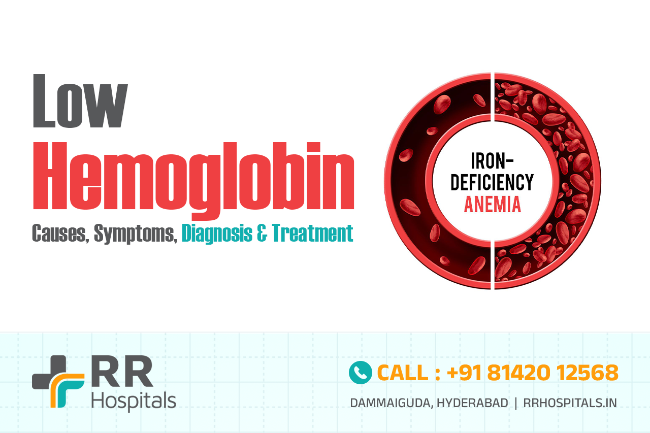 Low Hemoglobin Causes, Symptoms, Diagnosis & Treatment